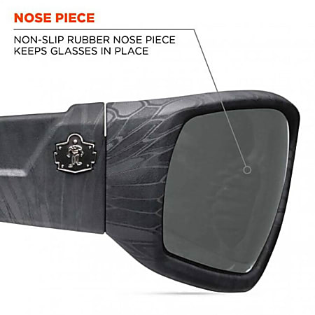 Ergodyne Skullerz Safety Glasses Odin Kryptek Typhon Frame Smoke Lens ...