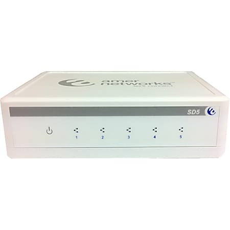 Amer SD5 Ethernet Switch 5 Ports Fast Ethernet 10100Base TX 2 Layer ...