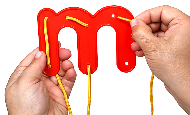 Learning Advantage Ready 2 Learn Lacing Alphabet 68 Piece Set ...