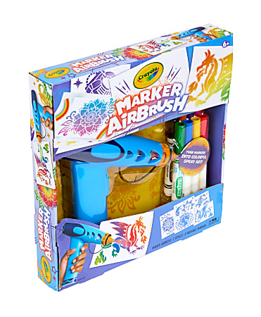 Crayola Marker Airbrush Kit 747669 - Office Depot