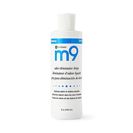 Medline M9 Ostomy Odor Eliminator Drops Unscented 8 Oz Box Of 12 Drops ...