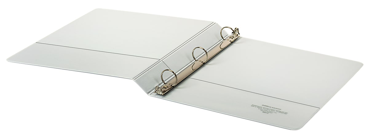 Office Depot Brand Durable View 3 Ring Binder 1 Round Rings White Pack ...