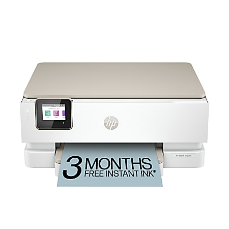 HP Envy Inspire 7255e Wireless Color Inkjet Printer prints scans copies ...