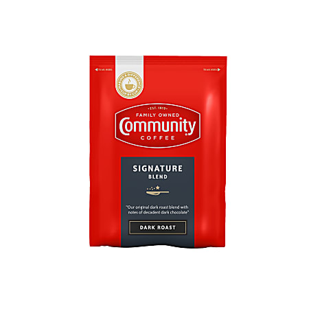 Community Coffee Arabica Single Serve Coffee Packets Signature Blend ...