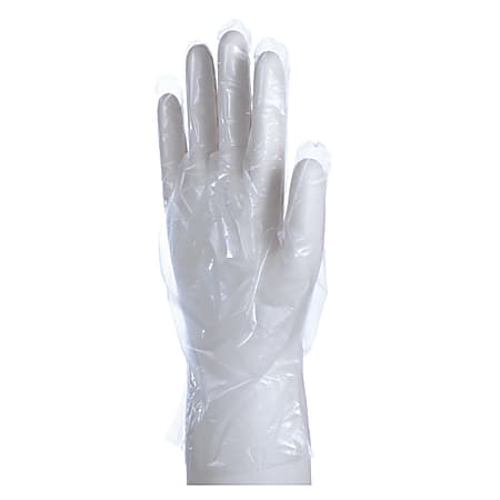 Packaging Dynamics Poly Gloves Small 100 Pairs Per Box Case Of 10 Boxes ...