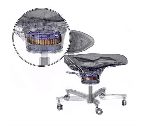 CoreChair Active Chair Ergonomic with Pelvic Support Short - Office Depot