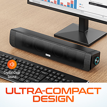 Delton SB200 Wireless USB Stereo Computer Speaker - Office Depot