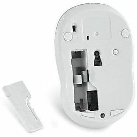 Verbatim Silent Wireless Blue LED Mouse For USB Type A Silver - Office ...