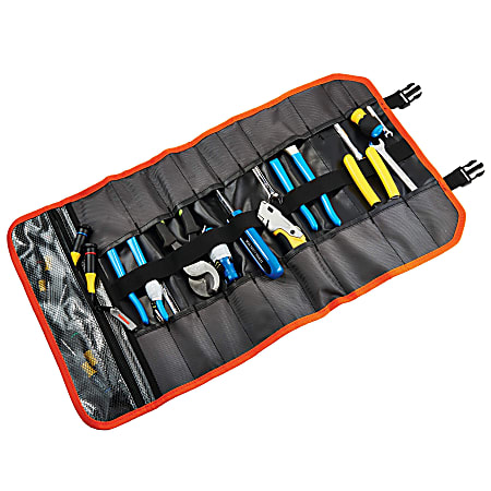 Ergodyne Arsenal 5871 Polyester Tool Roll Up Black - Office Depot