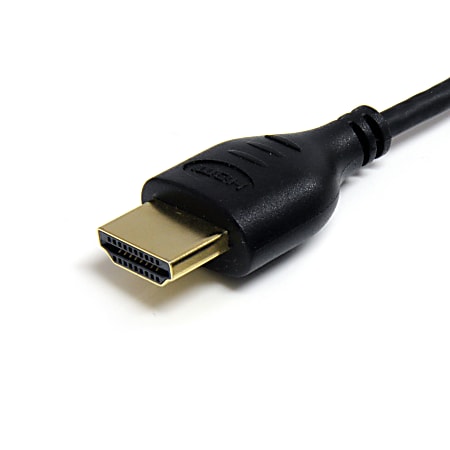 StarTech.com Slim High Speed HDMI Cable With Ethernet 3 HDMIMM3HSS ...