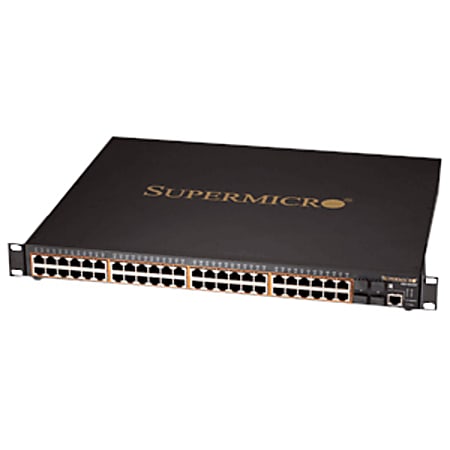 Supermicro 52 Port Layer 2 Gigabit Ethernet Switch with 48 PoE Capable ...