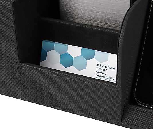 Realspace Desk Organizer With Wireless Charger With Antimicrobial ...