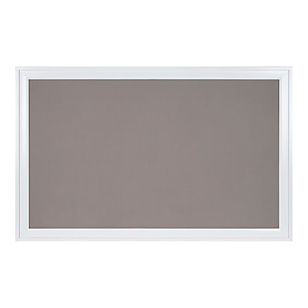 DesignOvations Bosc Non Magnetic Framed Linen Fabric Pinboard 27 12 x ...