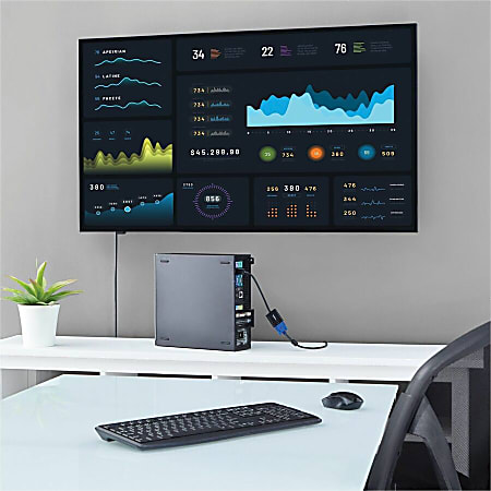 StarTech.com DisplayPort to VGA Adapter 1920x1200 Multi Monitor ...