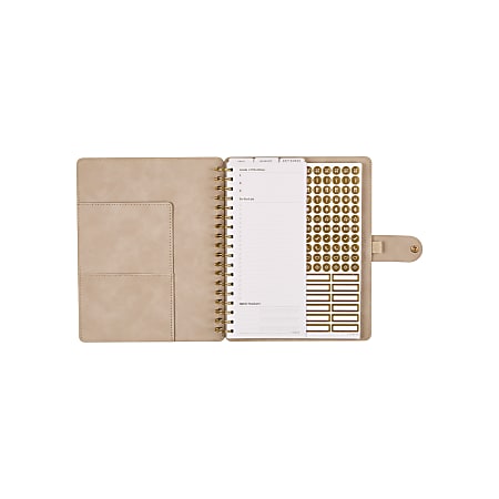 Citrine 12 Month MonthlyWeekly Classic Customizable Twin Loop Planner 7 ...