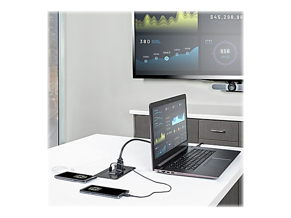 StarTech.com Power Outlet Module for Conference Table Connectivity Box ...
