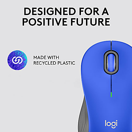 Logitech Signature M550 L Full Size Wireless Mouse Blue 910 006794 ...