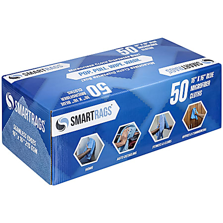 Hospeco SmartRags Disposable Microfiber Towels 35 Gram 215 GSM 16 x 16 ...