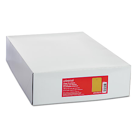 Universal Center Seam 12 x 15 12 Manila Envelopes Clasp Closure 28 Lb ...