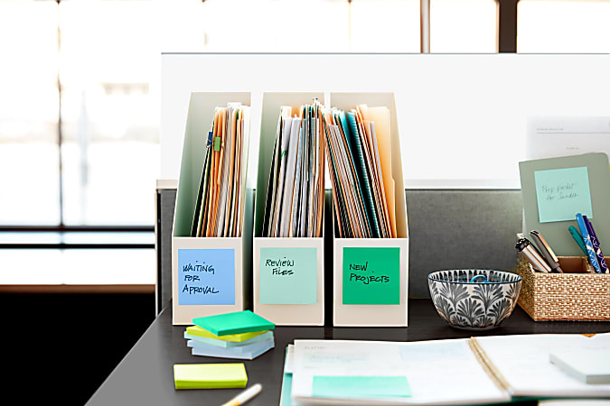 Post it Recycled Super Sticky Notes 3 in x 3 in 24 Pads 70 SheetsPad ...