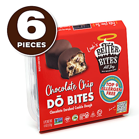 Better Bites Bakery Chocolate Covered Chocolate Chip DO Bites 4.4 Oz ...