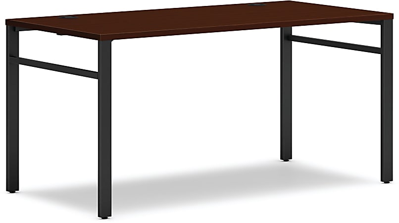 HON Mod Table Desk With U Legs 60 W Traditional MahoganyBlack - ODP ...
