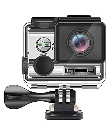Linsay TRUE 4K Action Camera With Accessories X9000A4KSB - Office Depot
