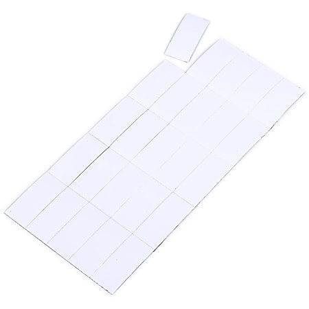 MasterVision® Magnetic Dry-Erase Writable Strips, 2" x 0.88", White ...