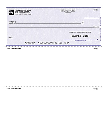 Custom Laser Multipurpose Voucher Checks With Lines For Quicken ...