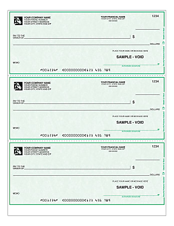 void check example td bank