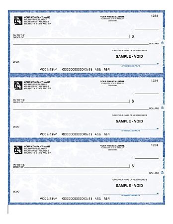 Custom Laser Multipurpose Draft Checks With Lines For Quicken ...