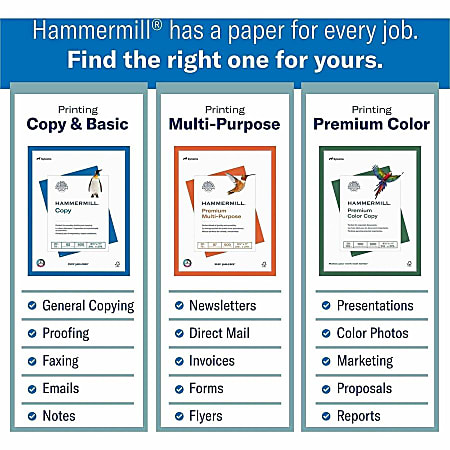 Hammermill Multi Use Color Copy Paper 10 Reams Lilac Letter 8.5 x 11 ...