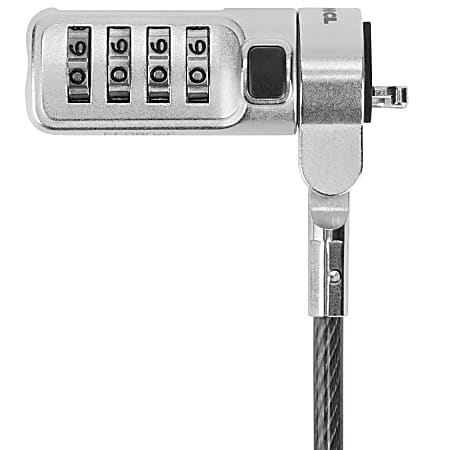 Targus DEFCON Trapezoid Serialized Combo Cable Lock 6.5 - Office Depot