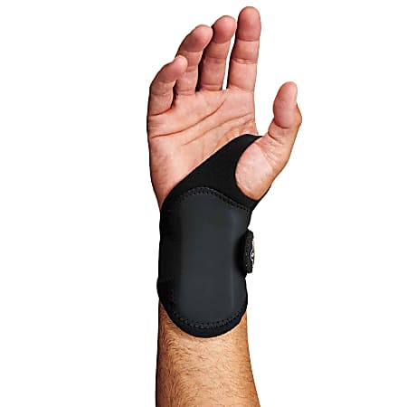 Ergodyne ProFlex 4020 Support Right Wrist Medium Black - Office Depot