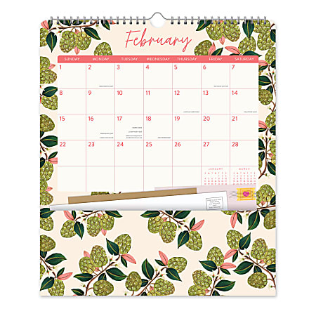 2026 Orange Circle Studio Pockets Plus Monthly Wall Calendar 14 x 12 14 ...