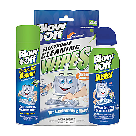 Blow Off Electronics Cleaning Kit Multicolor Kit Of 3 Pieces - Office Depot