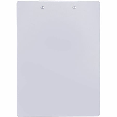 Business Source Aluminum Clipboard 8 12 x 11 Sheet Size Aluminum Silver ...