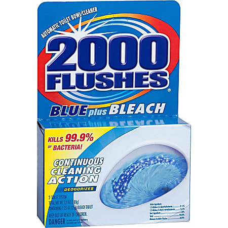 WD 40 2000 Flushes BlueBleach Bowl Cleaner Tablets Concentrate Tablet 3 ...