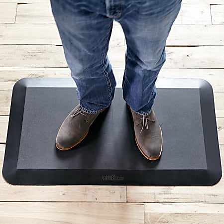 Vari Standing Desk Mat 36 x 24 Black - Office Depot