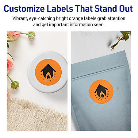 Avery Print To The Edge Labels With Sure Feed Technology And Easy Peel ...