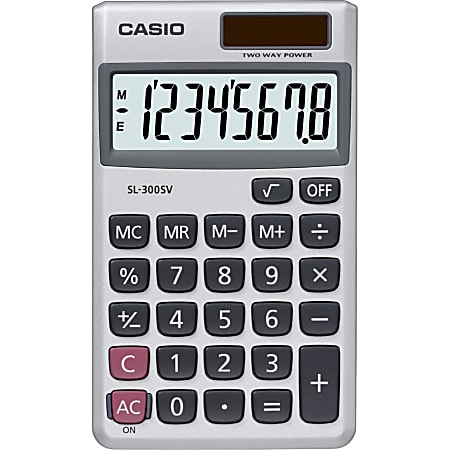 Casio SL 300SV Handheld Display Calculator - Office Depot