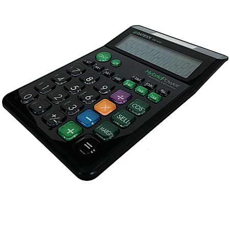 Datexx DB 632B Hybrid Designer Desktop Calculator - Office Depot