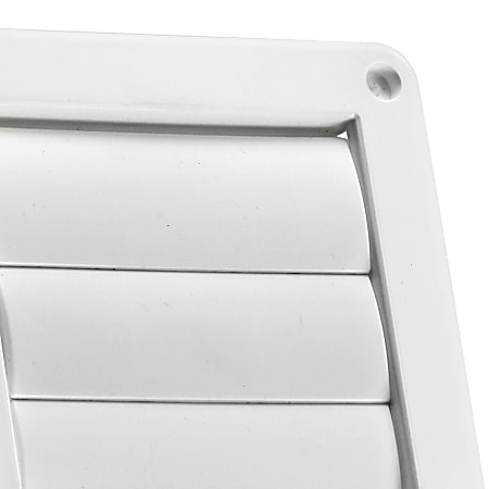 Lambro 4 Plastic Louvered Vent For 4 Exhaust Applications White LAO267W ...