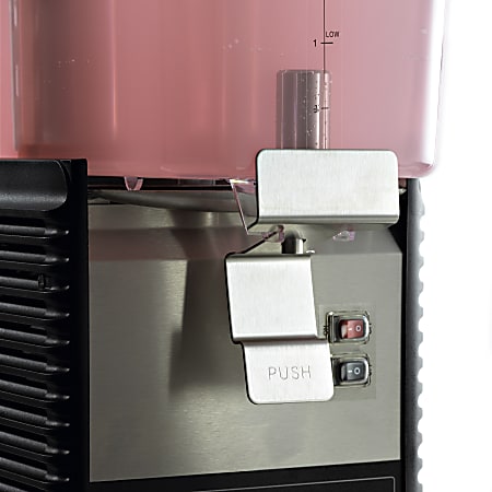 Omega Single 3 Gallon Bowl Drink Dispenser Silver - Office Depot