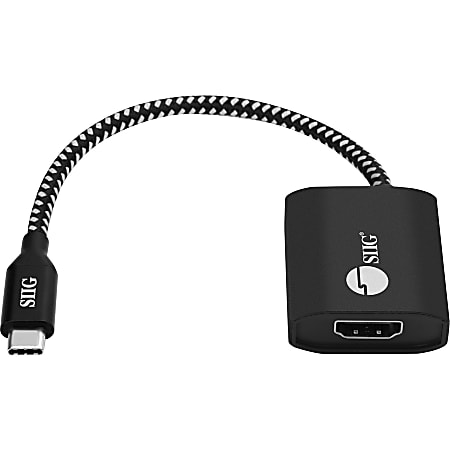 SIIG USB Type C to HDMI Video Cable Adapter with PD Charging USB Type C ...
