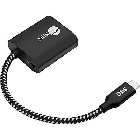 SIIG USB Type C to HDMI Video Cable Adapter with PD Charging USB Type C ...