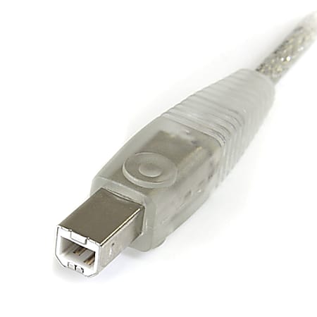 StarTech.com Transparent USB 2.0 cable 4 pin USB Type A M 4 pin USB ...