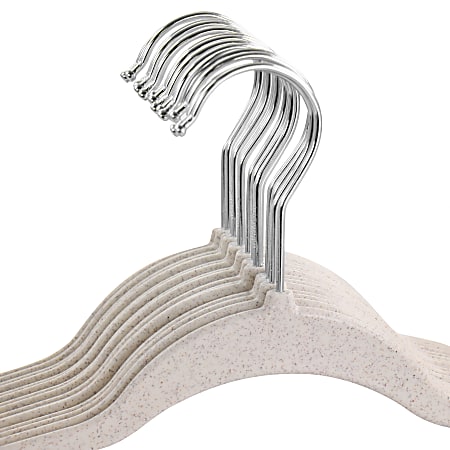 Elama Home Suit Hangers Wheat Pack Of 30 Hangers - Office Depot