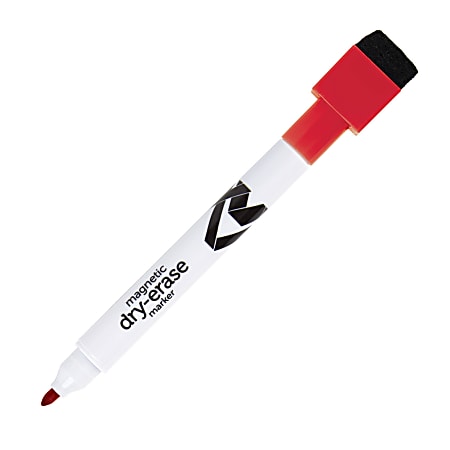 Office Depot Brand Magnetic Dry Erase Markers With Erasers Assorted ...