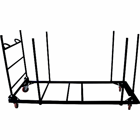 Lorell Table Cart For Plastic Rectangular Folding Tables Charcoal ...